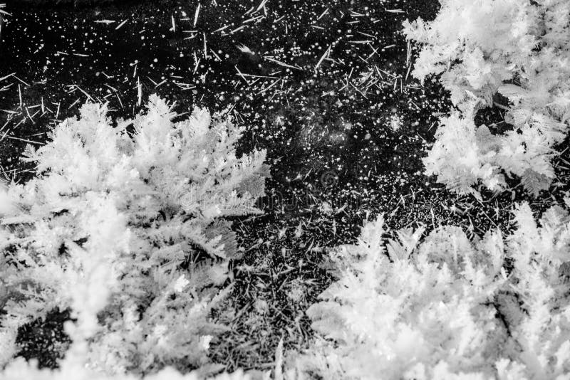 Textured Patterns on Melted Ice Stock Photo - Image of hiker, melted ...