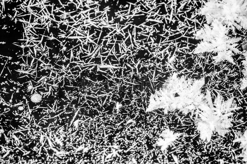 Textured Patterns on Melted Ice Stock Image - Image of active, hike ...