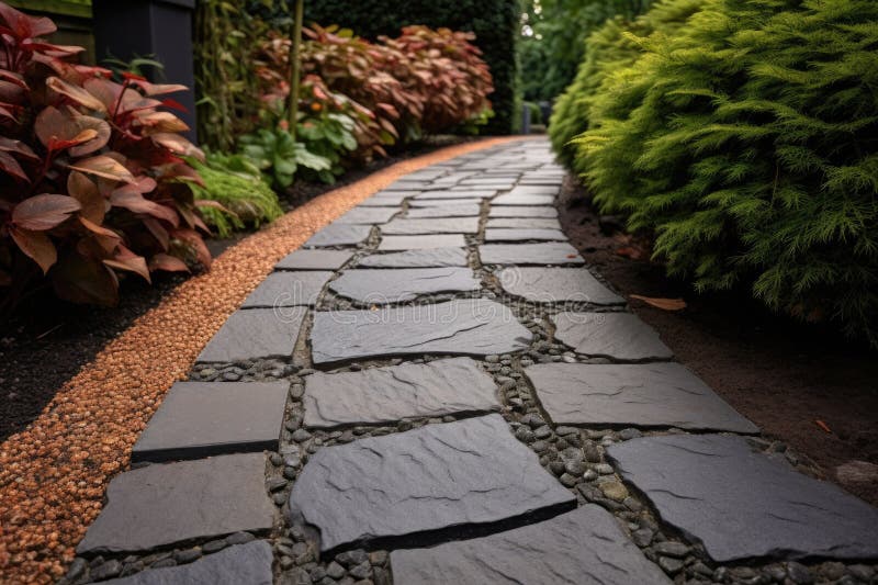 Textured Paving for Guidance on a Pathway Stock Photo - Image of paving ...