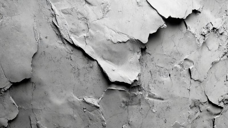 Textured Peeling Plaster Wall with Cracked Surface Stock Illustration ...