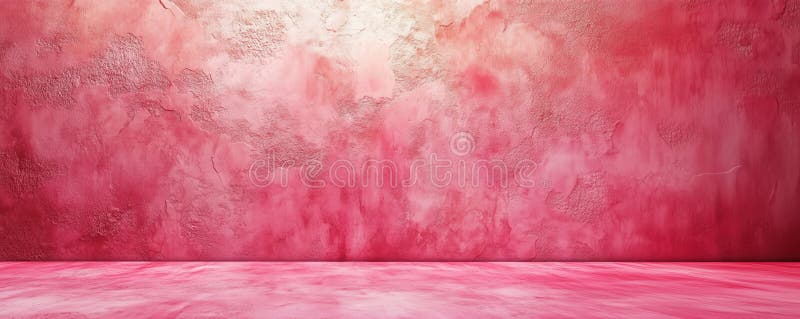 Textured Pink Wall and Floor Background for Creative Design and ...