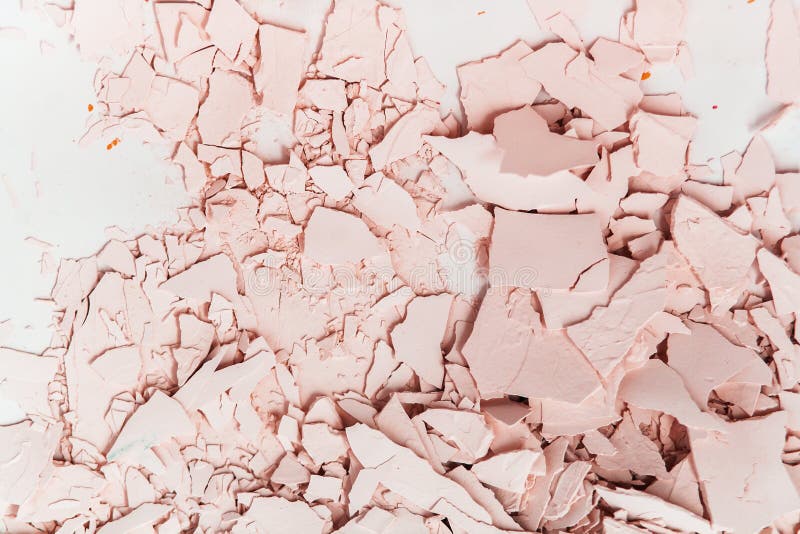 Textured Plaster in Pink Tones. Cracked and Broken Plaster Stock Photo ...