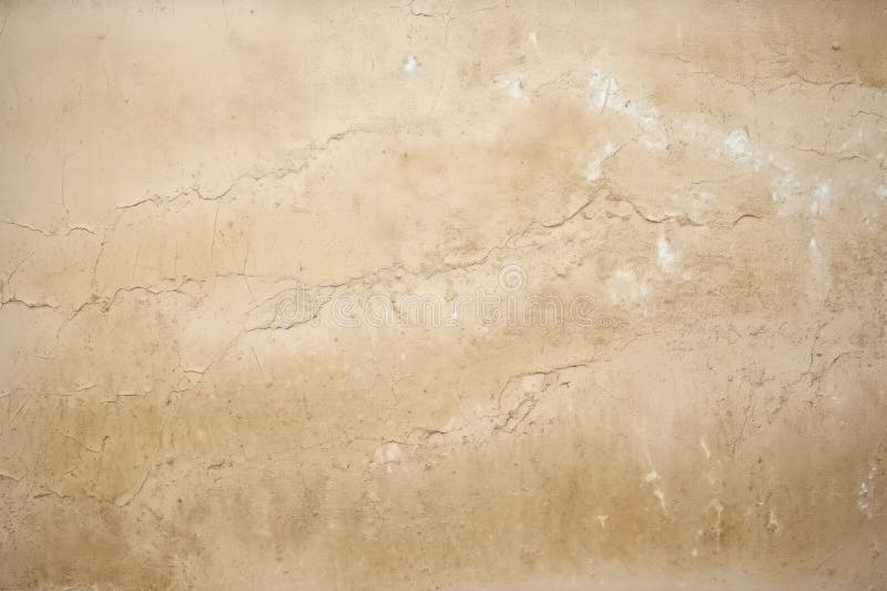 Textured Plaster Wall Having Sandy Tan Color Paint Stock Image - Image ...
