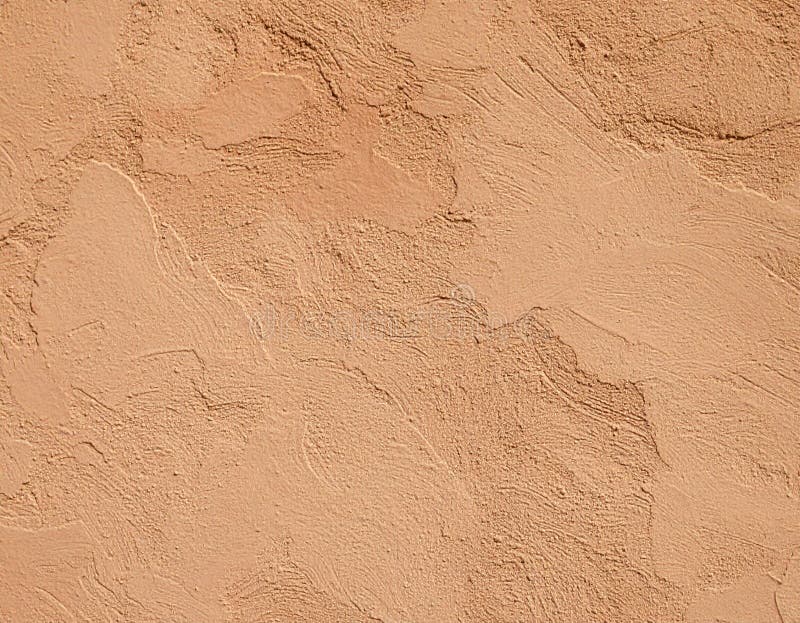 Textured Plaster Wall in Rustic Terracotta and Sandy Hues for Interior ...