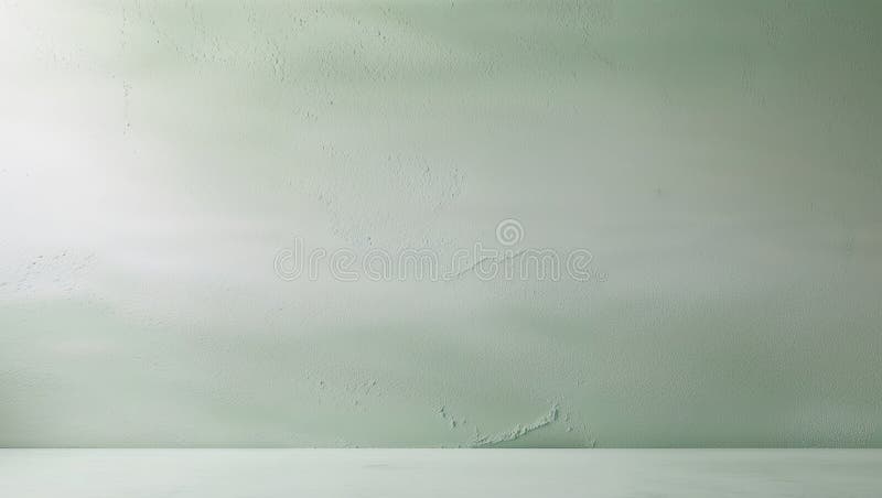 Textured Plaster Wall in Soothing Gradient of White To Light Green ...