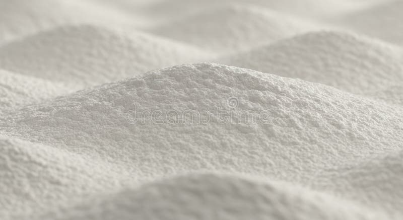Textured Powder, Fine White Grains, Baking Flour, Close-Up, Abstract ...