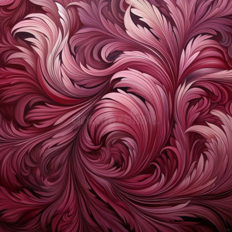 Creating a Textured Maroon Painting with Dynamic Center Stock ...