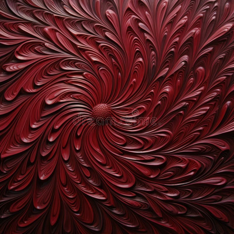 Creating a Textured Maroon Painting with Dynamic Center Stock ...