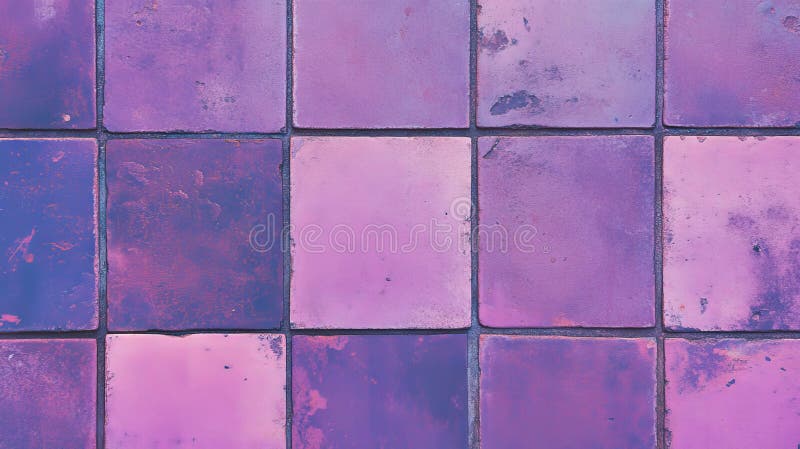Textured Purple Tiles with Plaster Background for Interior Design and ...