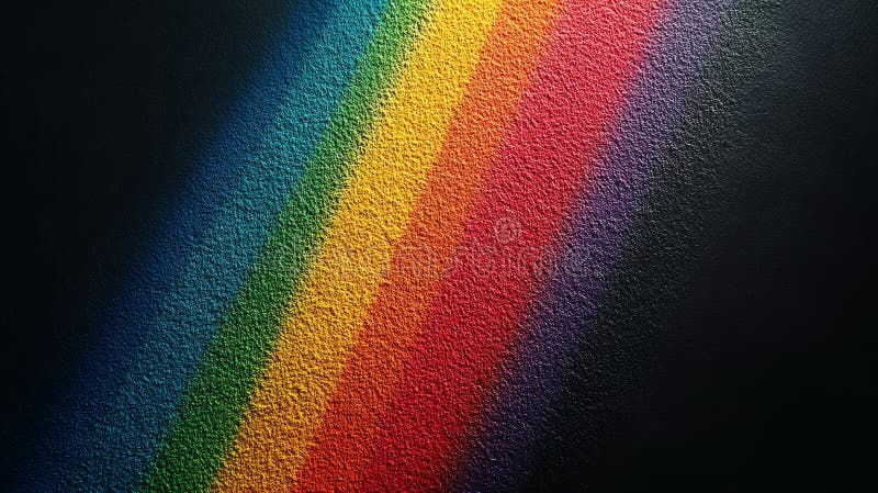 Textured Rainbow Gradient on a Dark Background Stock Photo - Image of ...