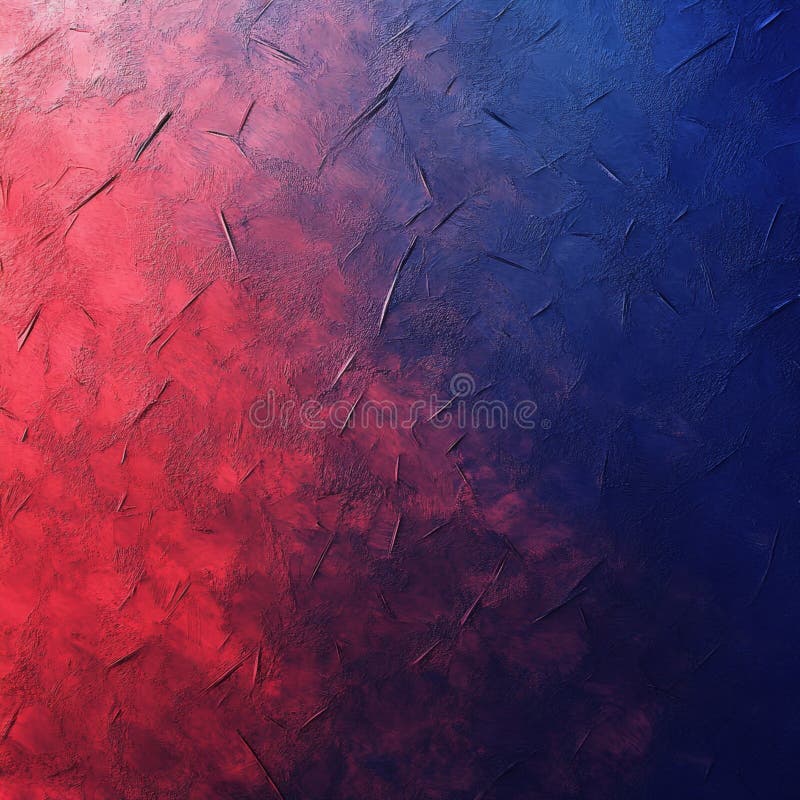 Textured Red and Blue Gradient Abstract Background with Rough Brush ...