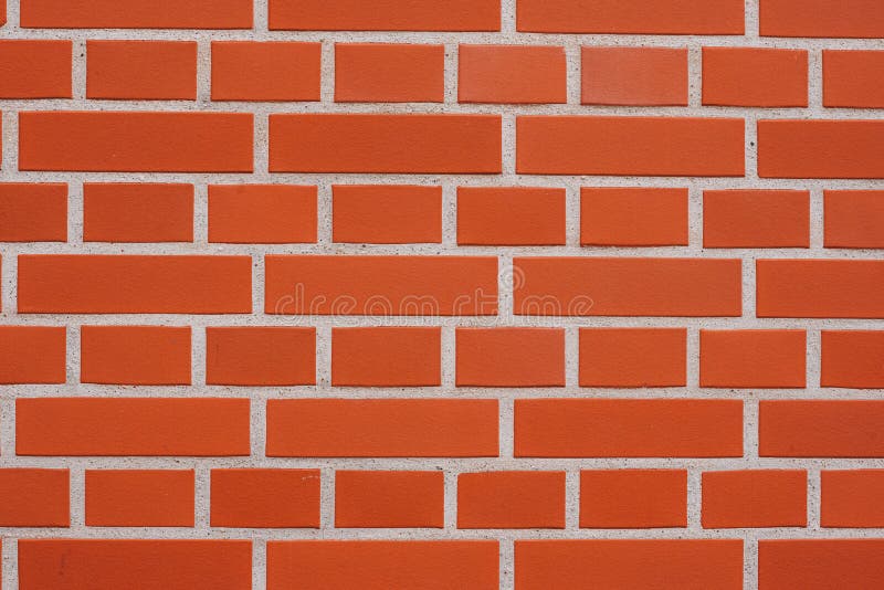 Textured Red Brick Wall Background or Backdrop, Rectangular Red ...