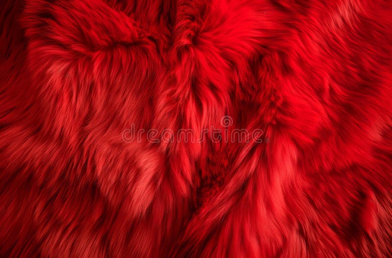 Textured Red Fur Background Stock Photo - Image of pattern, vibrant ...