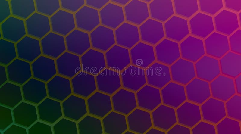 Textured Red and Green Honeycomb, on Violet Background, Object ...