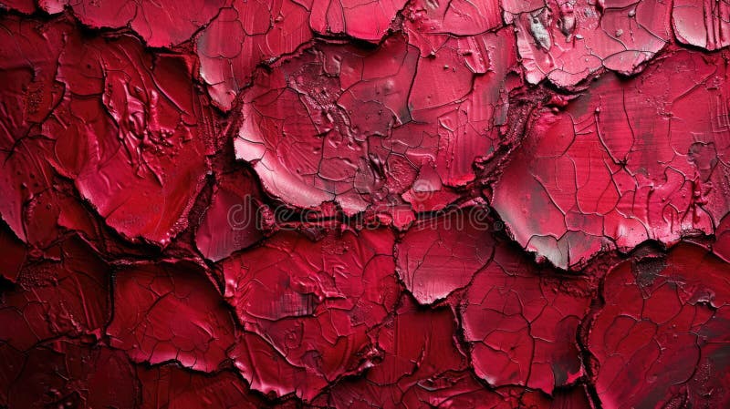 Textured Red Peeling Paint Surface Stock Illustration - Illustration of ...