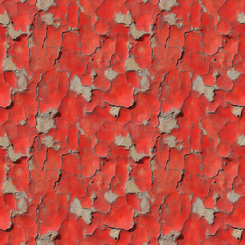 Textured Red Plaster Wall with Weathered Pattern and Rough Surface ...
