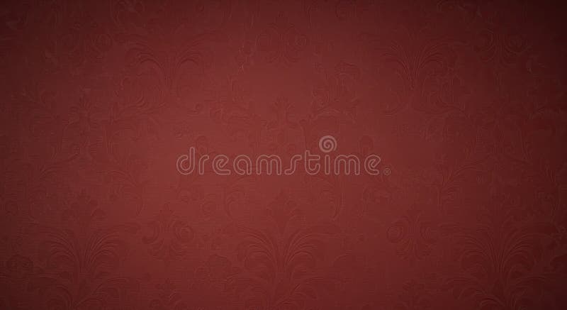 Textured Red Wallpaper with Repeat Subtle Damask Design Stock ...