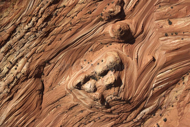 Undulating Sandstone Rock Layers Stock Image - Image of ripple, stone ...