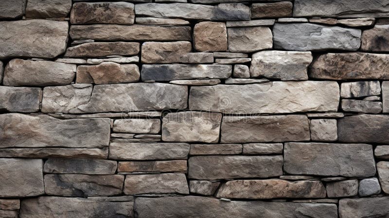 Textured Rough Stone Wall Background Stock Illustration - Illustration ...
