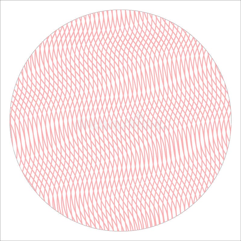 Textured Round Form Isolated on White Background. Stock Vector ...