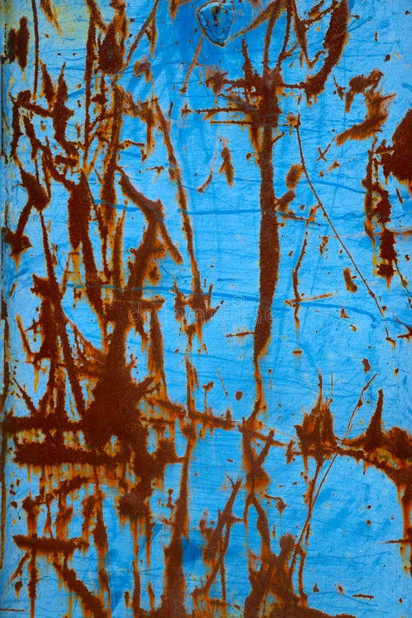 Textured Rusty Colored Background Blue Stock Photo - Image of bottom ...