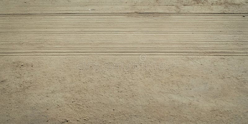 Textured Sand Surface Revealing Parallel Grooves, Forming Serene ...