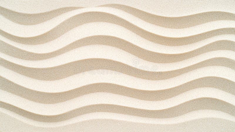 A Textured Sandy Surface with a Repeating Wave Pattern. Stock Photo ...