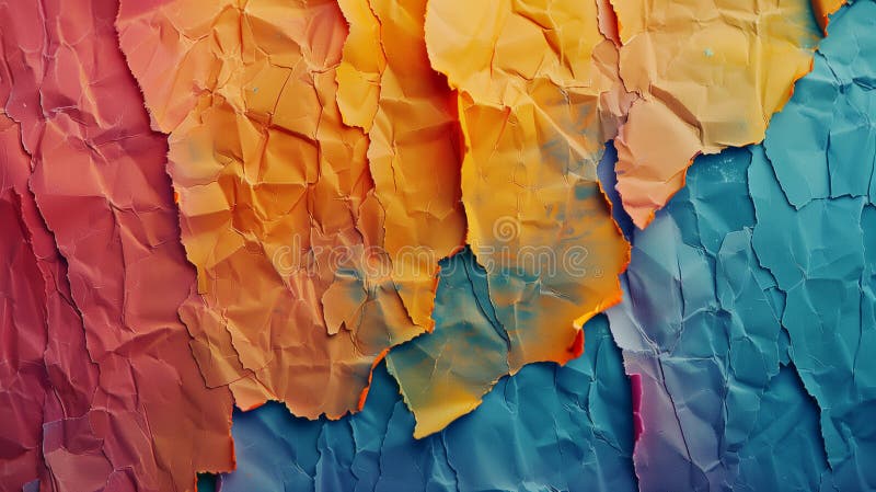 Textured Scrap Paper with Ragged Edges and a Burst Effect, Suitable for ...