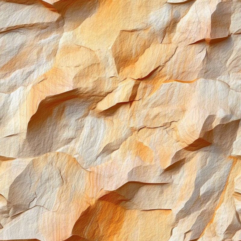 Textured Seamless Sandstone Pattern, Soft Beige and Orange Hues, Wind ...