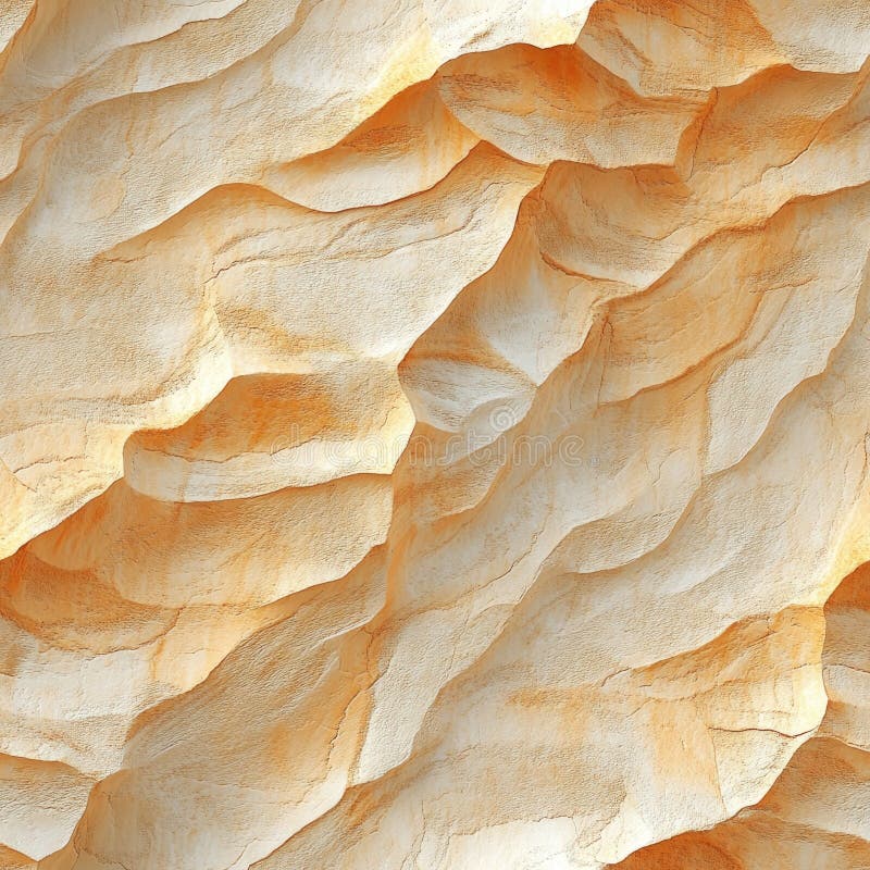 Textured Seamless Sandstone Pattern, Soft Beige and Orange Hues, Wind ...