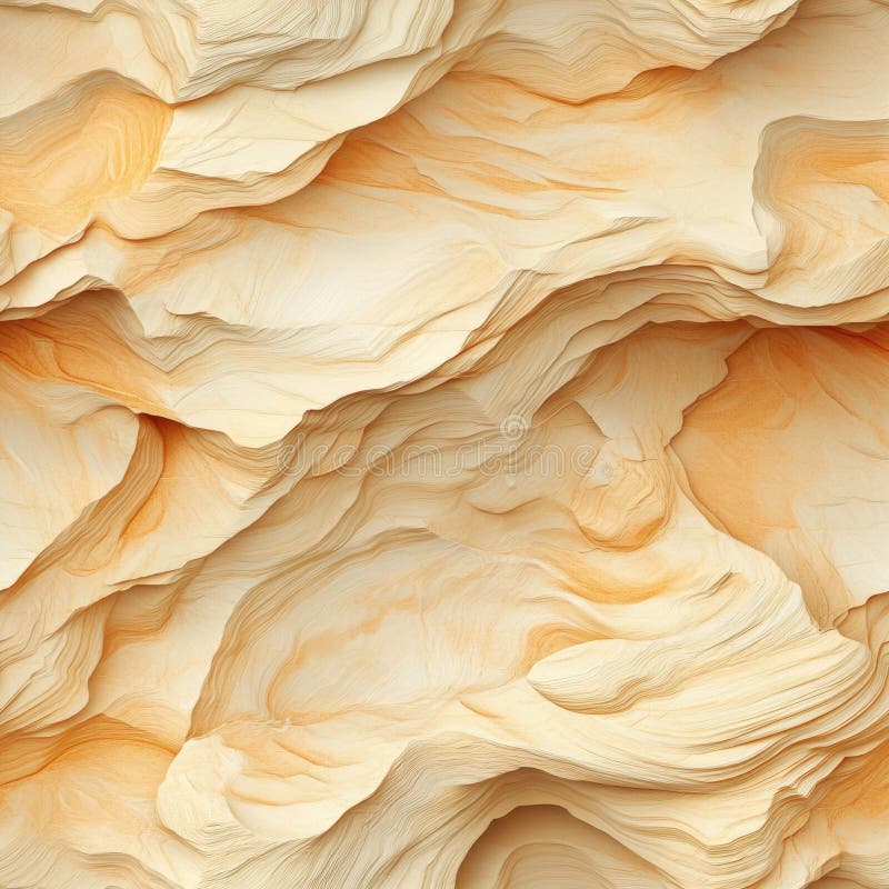 Textured Seamless Sandstone Pattern, Soft Beige and Orange Hues, Wind ...