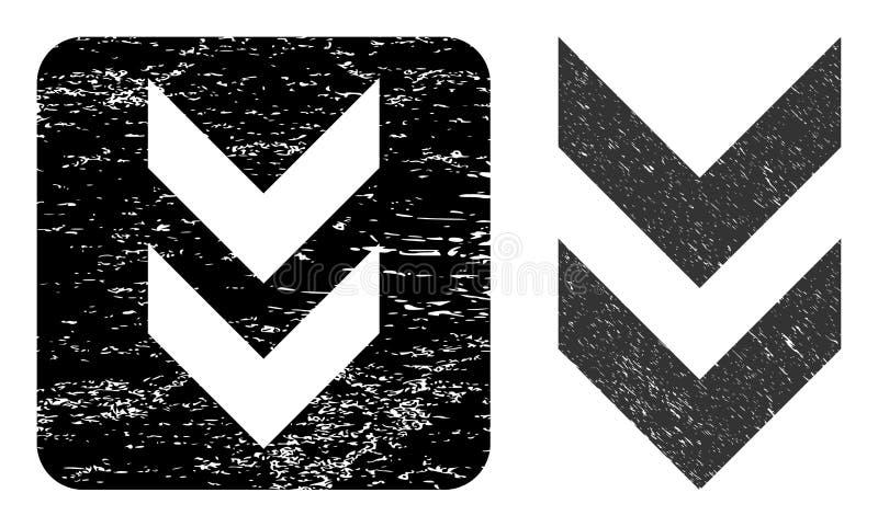 Textured Shift Down Stencil Badge Stock Vector - Illustration of point ...