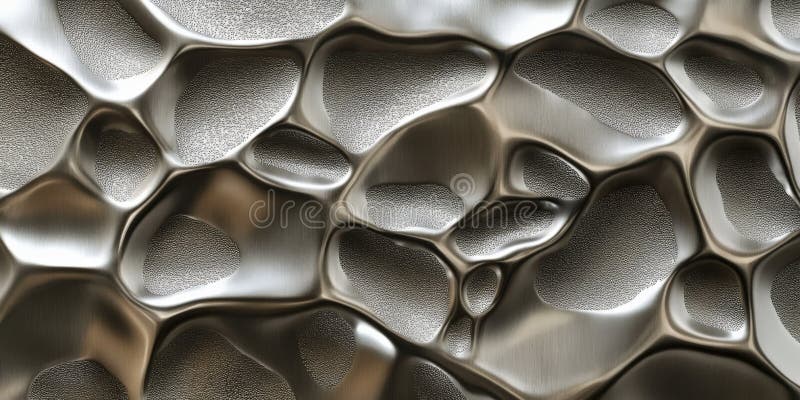A Silver Textured Surface with a Rough, Gritty Texture, Reminiscent of Raw, Unpolished Metal ...