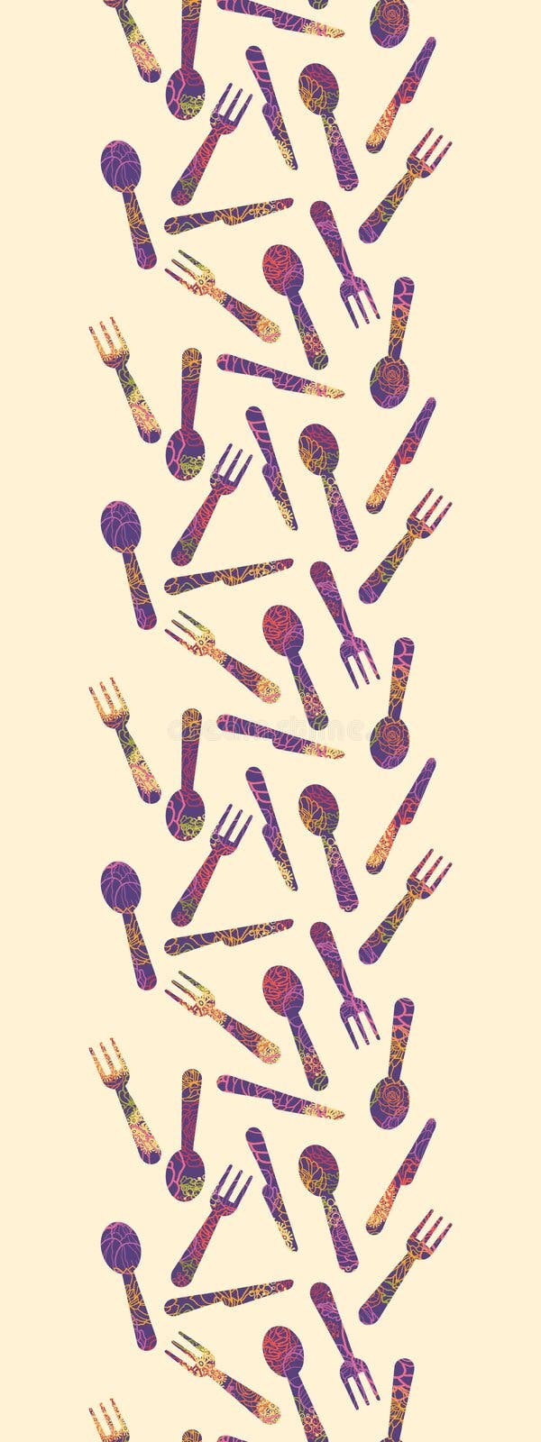 Silverware Border Stock Illustrations – 476 Silverware Border Stock ...