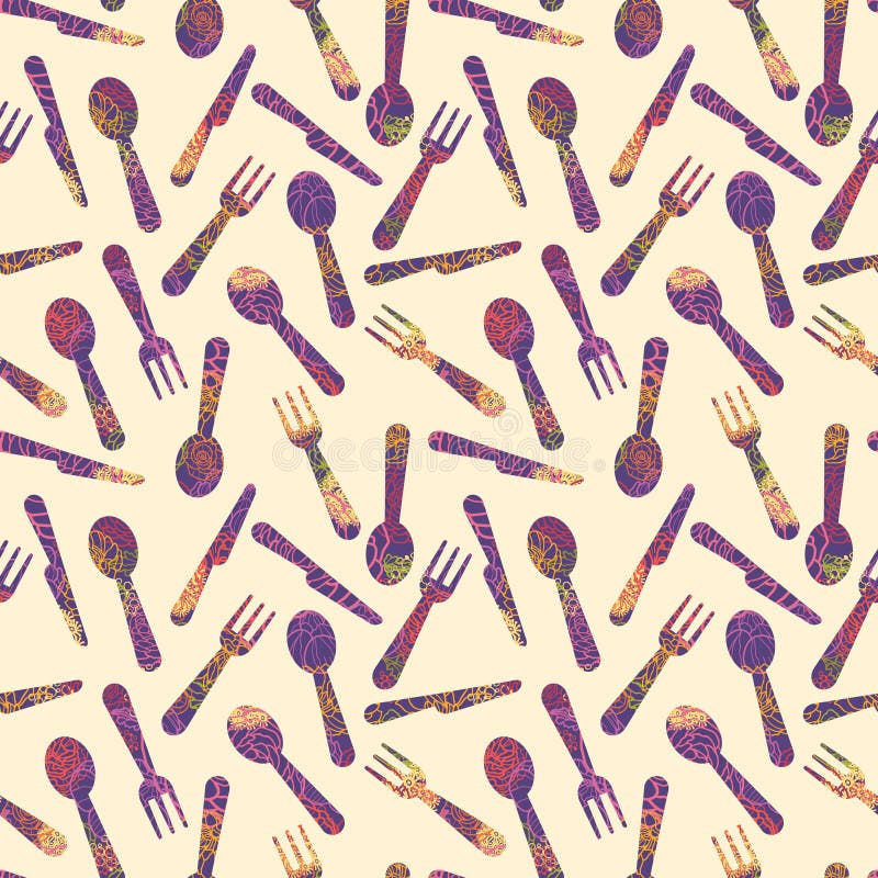 Silverware Border Stock Illustrations – 268 Silverware Border Stock ...