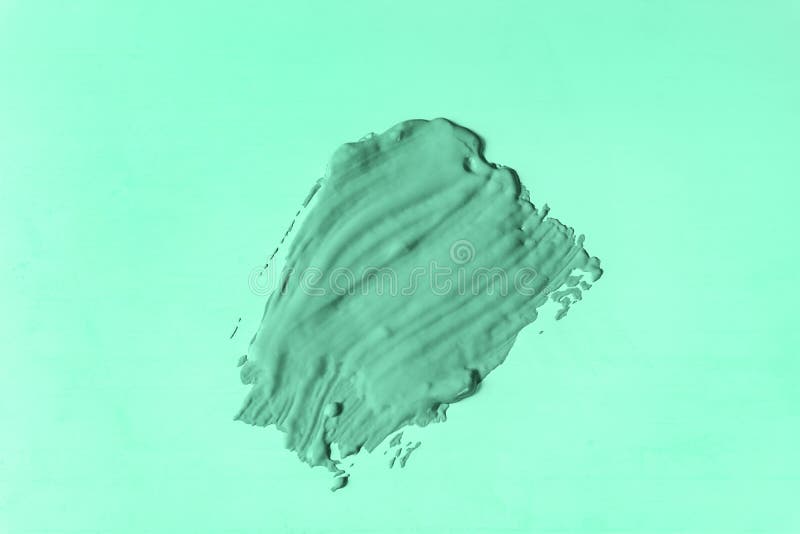 Textured Stain Paint Mint Color on the Surface of the Color Light Mint ...