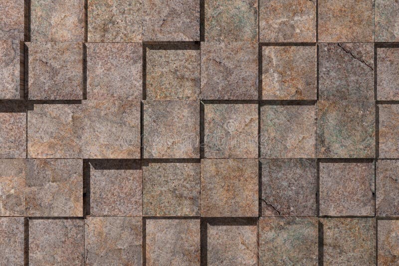 Textured stone cubes stock illustration. Illustration of stone - 60757013