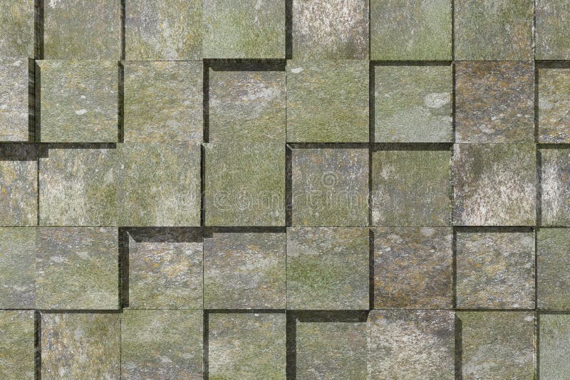 Textured stone cubes stock illustration. Illustration of rusty - 61030443
