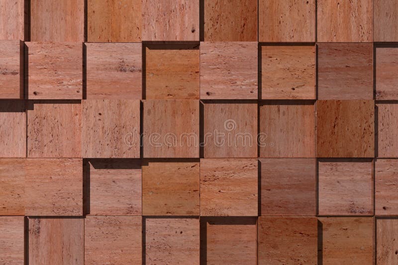 Textured stone cubes stock illustration. Illustration of render - 54579789