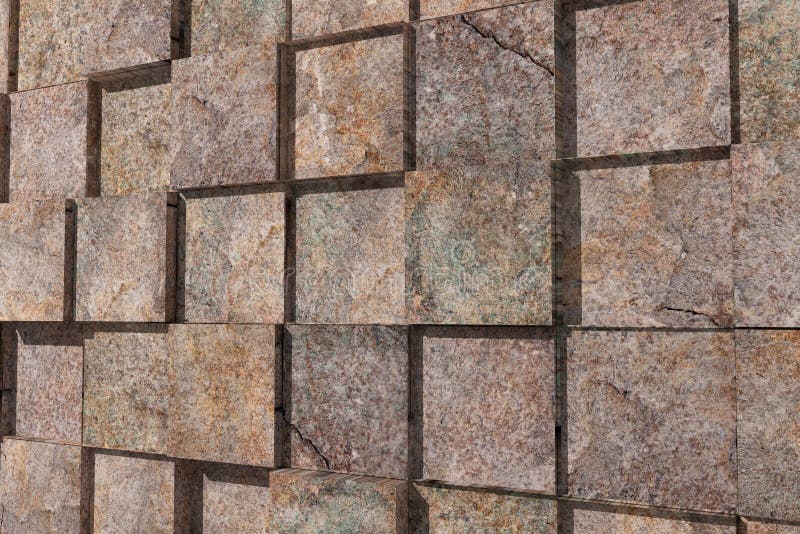 Textured stone cubes stock illustration. Illustration of shape - 62849438