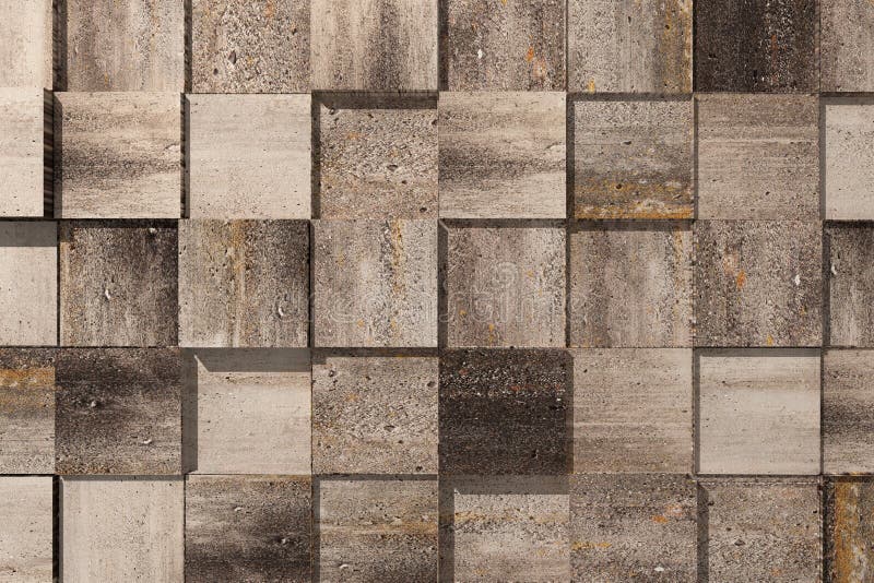 Textured stone cubes stock illustration. Illustration of floor - 62089174