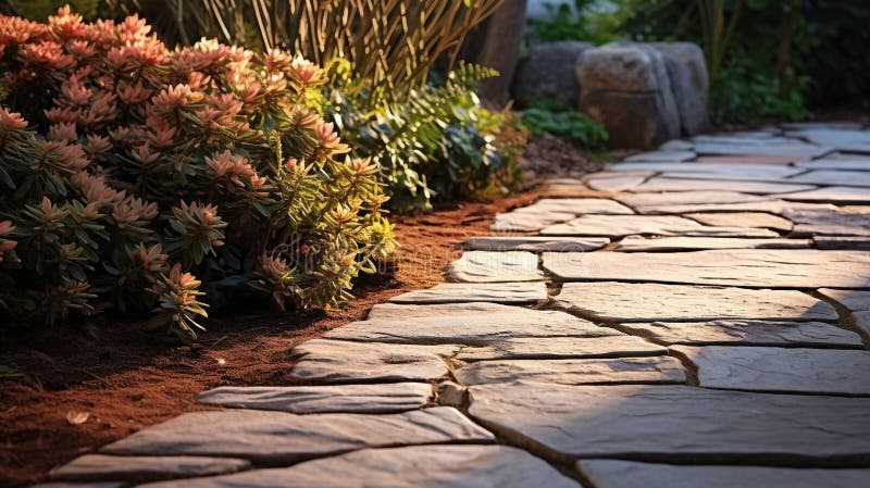 Textured Stone Path Background Stock Illustration - Illustration of ...