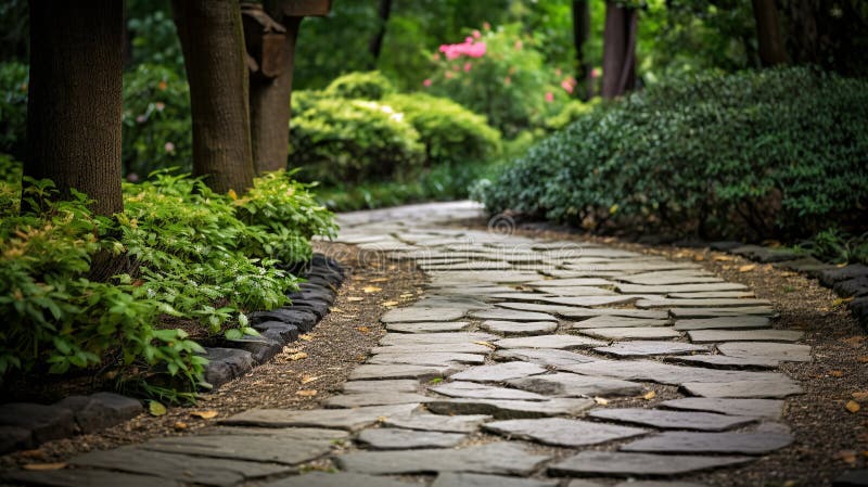 Textured Stone Path Background Stock Illustration - Illustration of ...