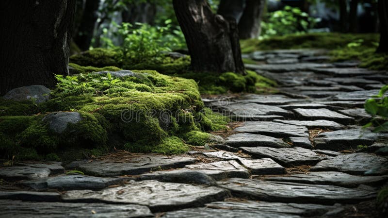 Textured Stone Path Background Stock Illustration - Illustration of ...