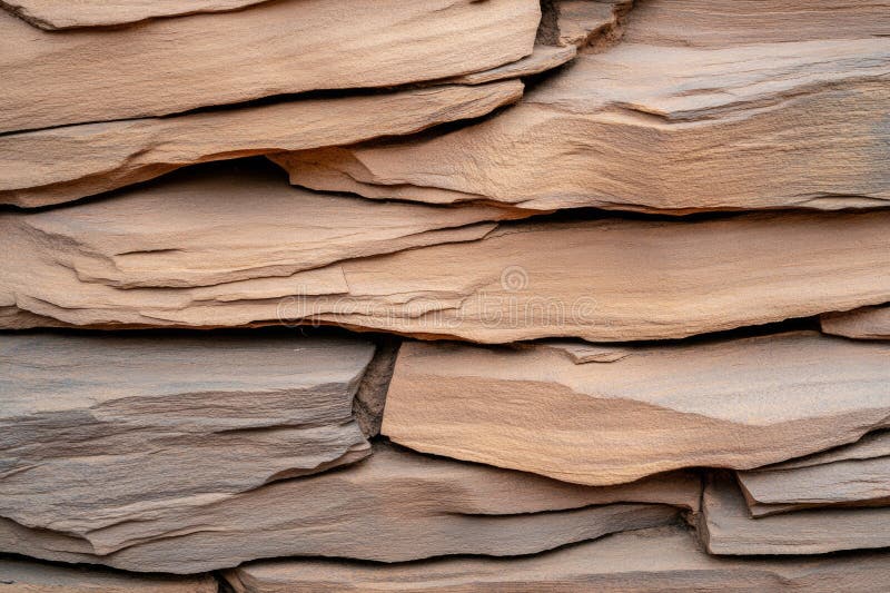 Textured Stone Surface in Warm Shades of Brown and Beige with Visible ...