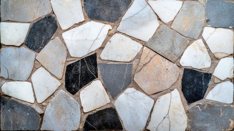 Textured Stone Tile Floor Pattern Stock Illustration - Illustration of ...