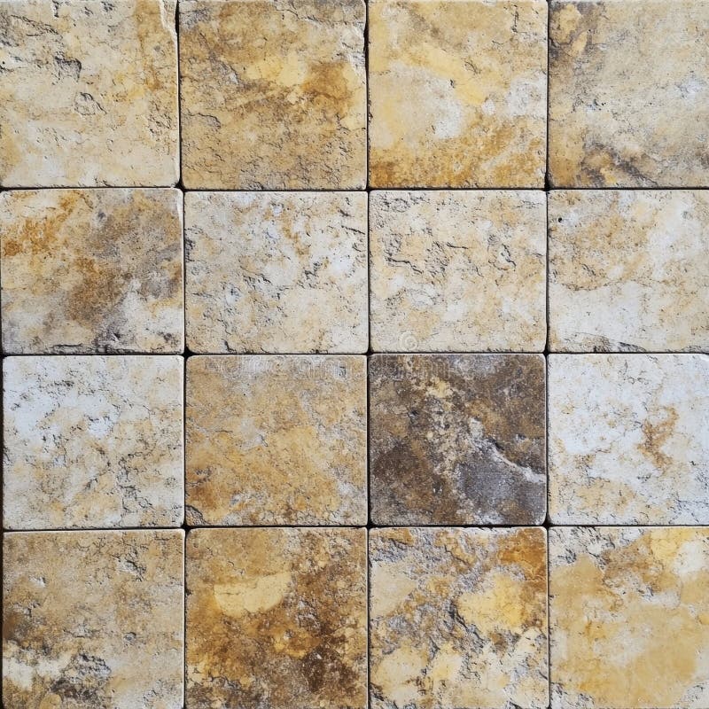 Textured Stone Tiles Arranged Neatly on a Surface, Showcasing Varied ...