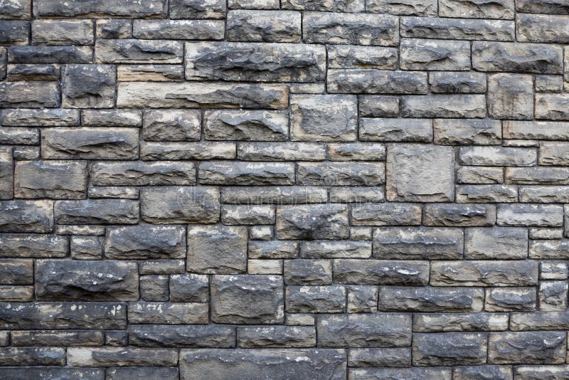 Textured Stone Wall Background. Square Patterns Stock Photo - Image of ...