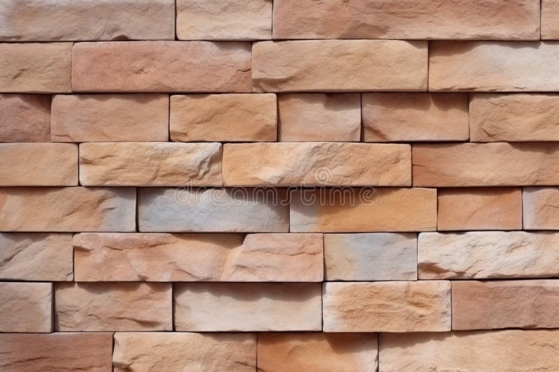 Textured Stone Wall Brick Background Adorned with a Seamless Sandstone ...