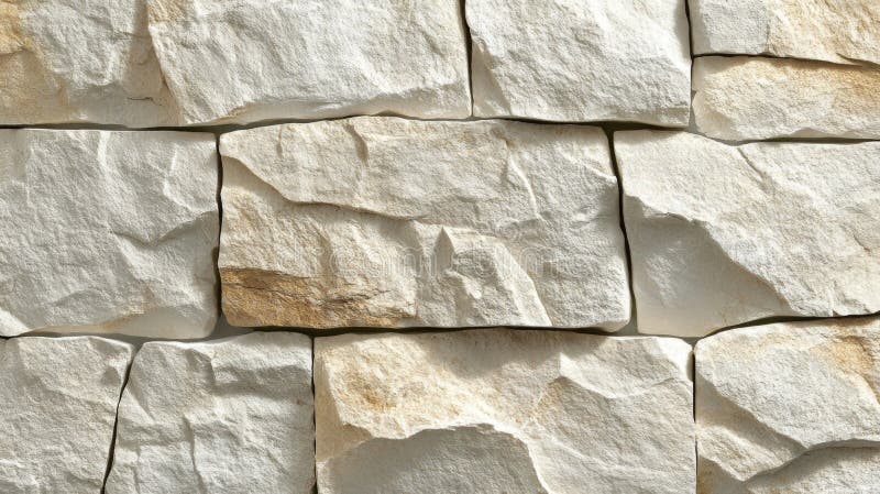 Textured Stone Wall Cladding with Irregular Shapes Stock Illustration ...